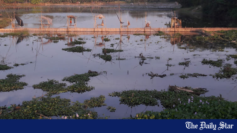 100 illegal banas in Sati river for fishing | The Daily Star
