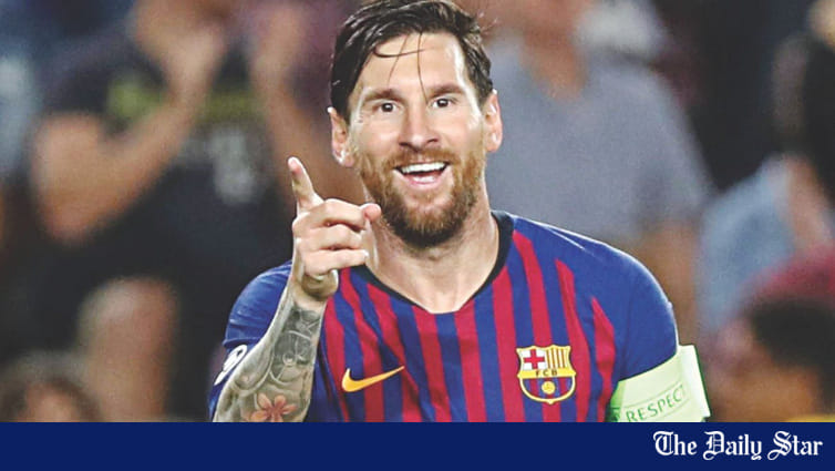 Messi sinks PSV | The Daily Star
