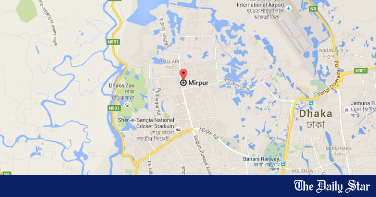 Bus set on fire in Mirpur-10 | The Daily Star