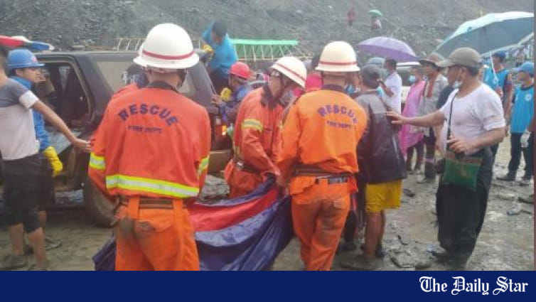 At least 126 killed as Myanmar jade mine collapse buries workers | The ...