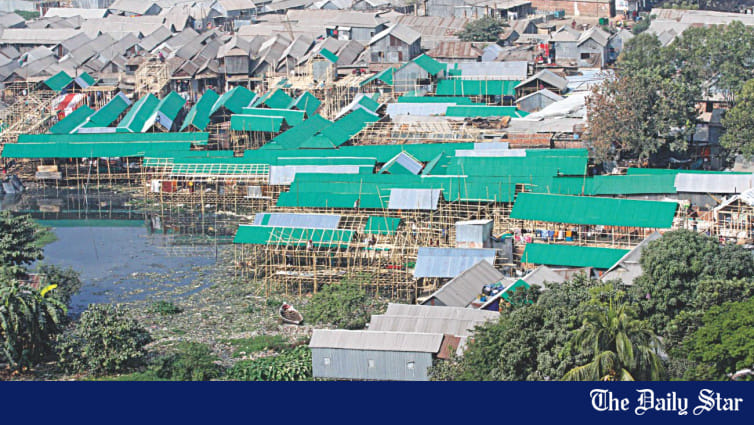 Fire-ravaged Korail slum gets new look | The Daily Star