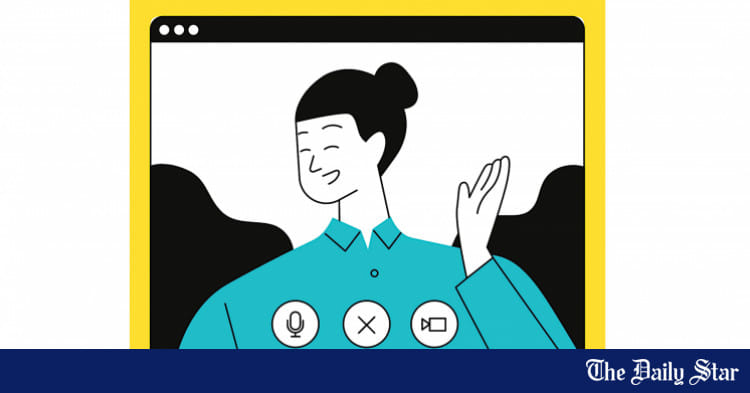 The students in an online class | The Daily Star