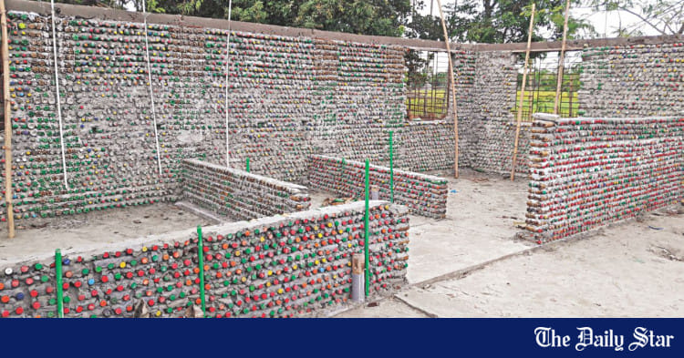 Reducing Pollution: Plastic bottle house holds promises | The Daily Star