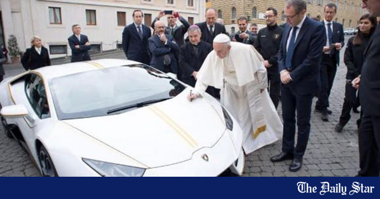 Pope Francis gets a special edition Lamborghini | The Daily Star