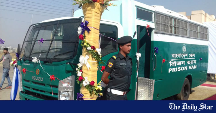 2 prison vans with CCTV camera, GPS tracking launched | The Daily Star