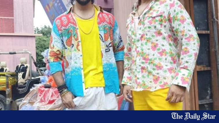 Actors Emon and Nirab working together after 12 years | The Daily Star