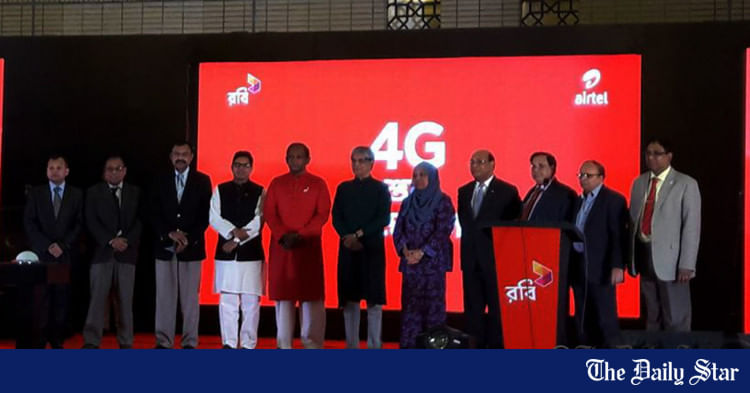 Robi launches 4G Internet service in Bangladesh's 64 districts