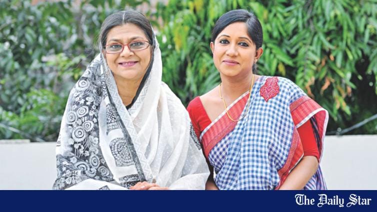 Rokeya Prachi and Shampa Reza in “Parampara” | The Daily Star