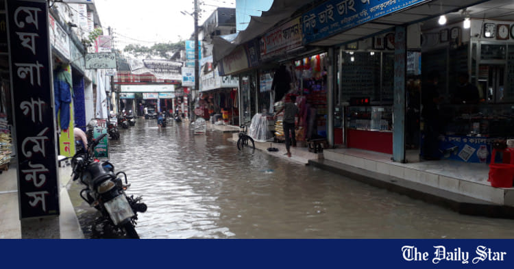 Patuakhali town flooded | The Daily Star