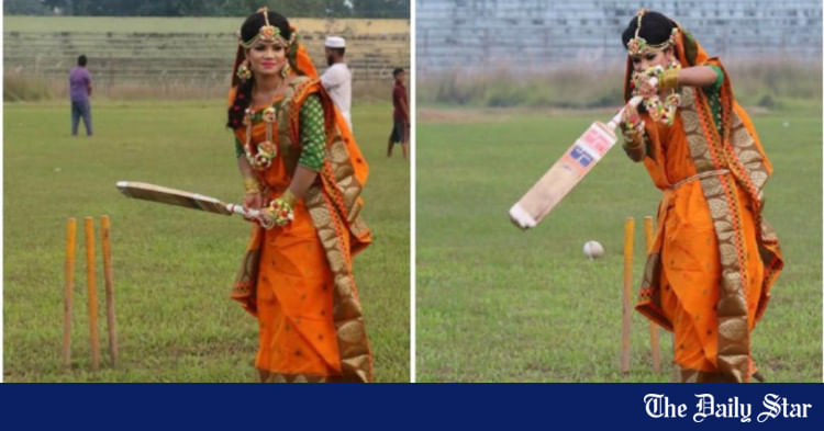 Cricketer Sanjida, husband brush aside criticism of wedding photoshoot ...