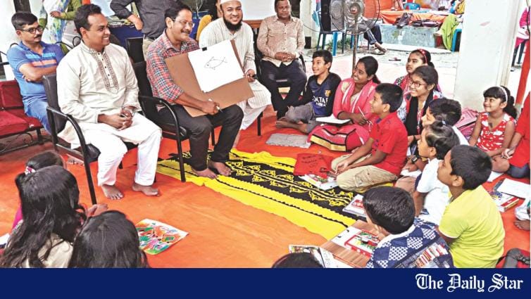 Shishir Bhattacharya inspires young minds | The Daily Star