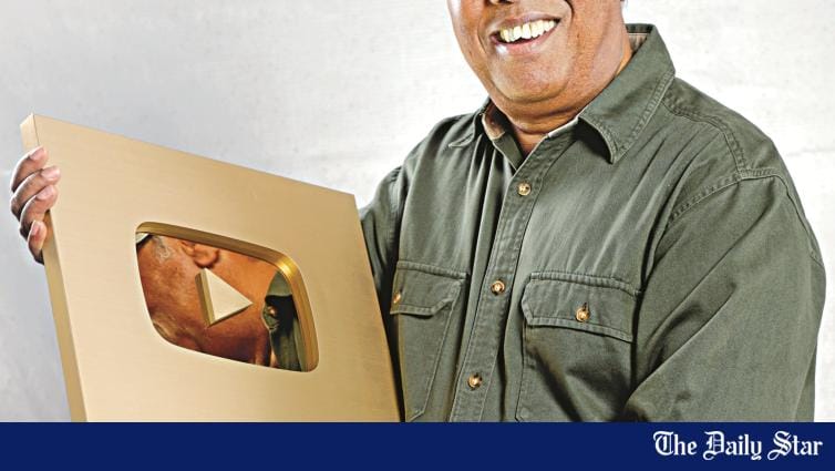 Shykh Seraj receives Gold Creator Award from YouTube | The Daily Star