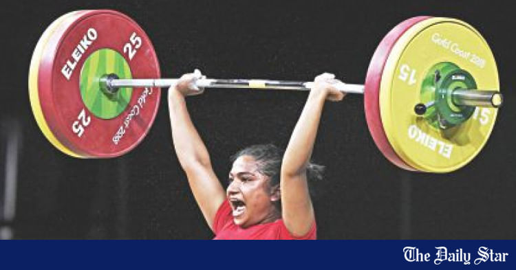 Simanta lifts her best