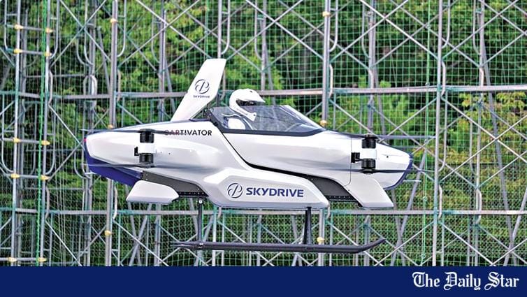 Japan’s ‘flying car’ gets off ground with a person aboard | The Daily Star