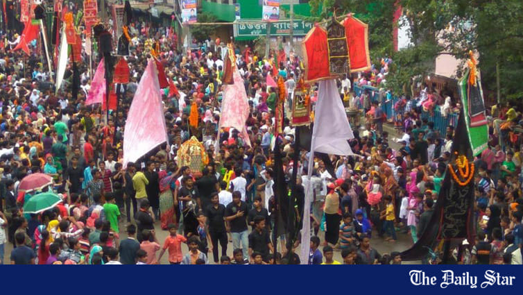 Traditional ‘Tajia’ procession brought out amid tight security | The ...
