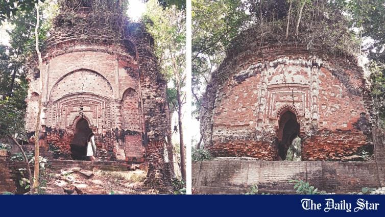 Historic temple crumbling, who cares? | The Daily Star