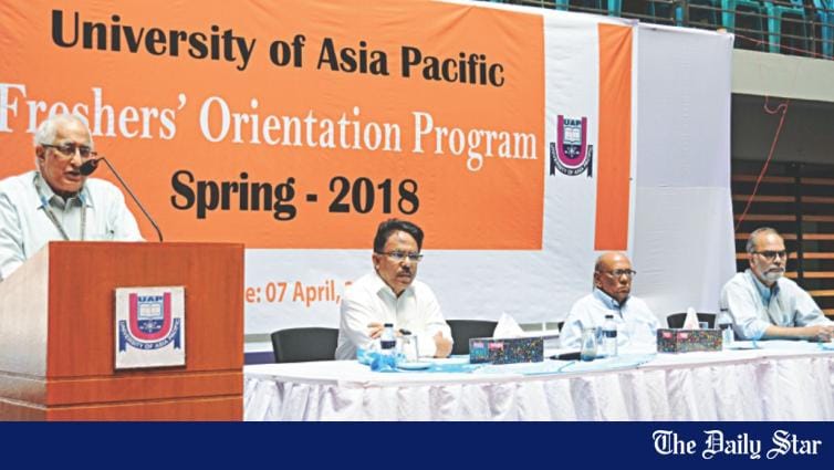 UAP holds orientation programme for Spring 2018 | The Daily Star