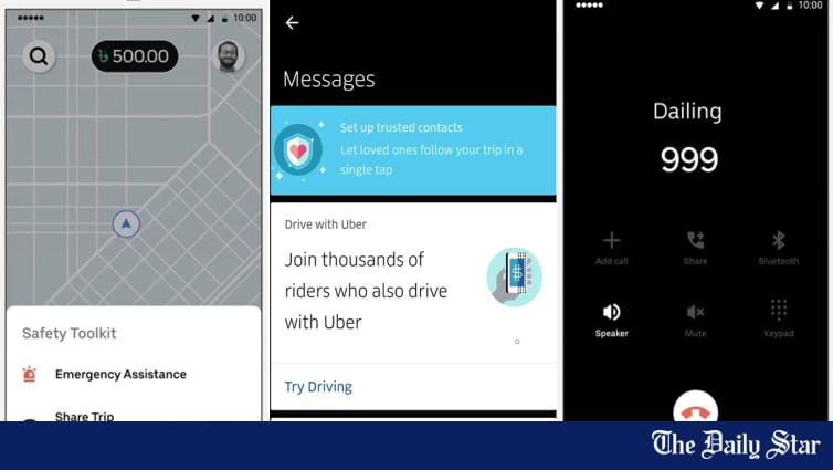 Uber launches driver safety features | The Daily Star