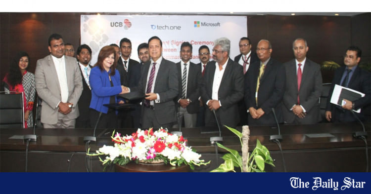 UCB, Tech One sign agreement to use Microsoft products | The Daily Star