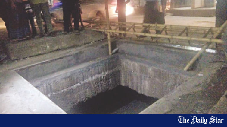Man dies falling into uncovered box culvert | The Daily Star