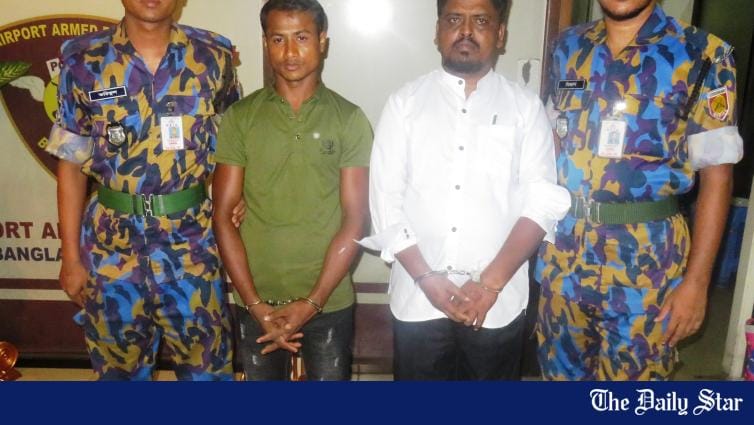 Rohingyas held with 9,000 yaba tablets at Dhaka airport