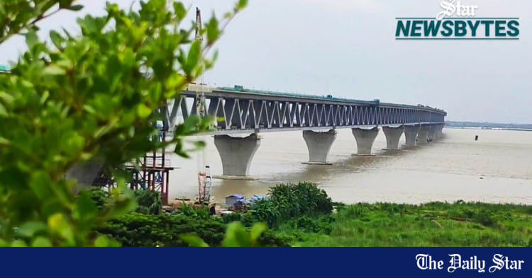 Padma Bridge: Road slab installation complete | The Daily Star
