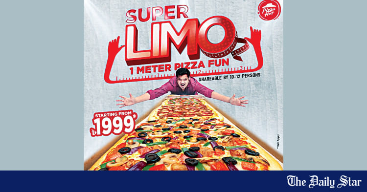 Pizza Hut launches Super Limo, in a 1-metre-long box! | The Daily Star
