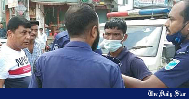 Police rescue Dhamrai UP chairman from agitated mob after he ...