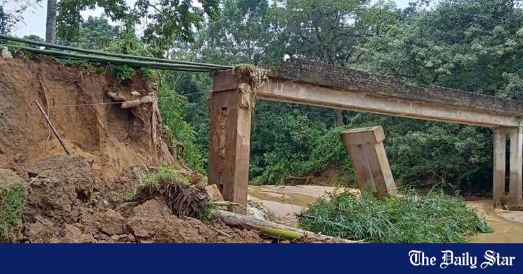 Damaged Bridge: 20 indigenous families face isolation | The Daily Star