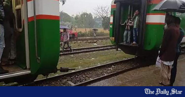 Five carriages of Jayantika Express separate in Habiganj | The Daily Star