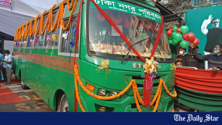 Dhaka Nagar Paribahan bus service kicks off | The Daily Star
