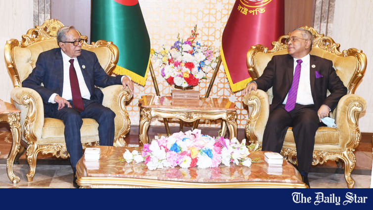 Chief Justice Syed Mahmud Hossain calls on president on last day of ...