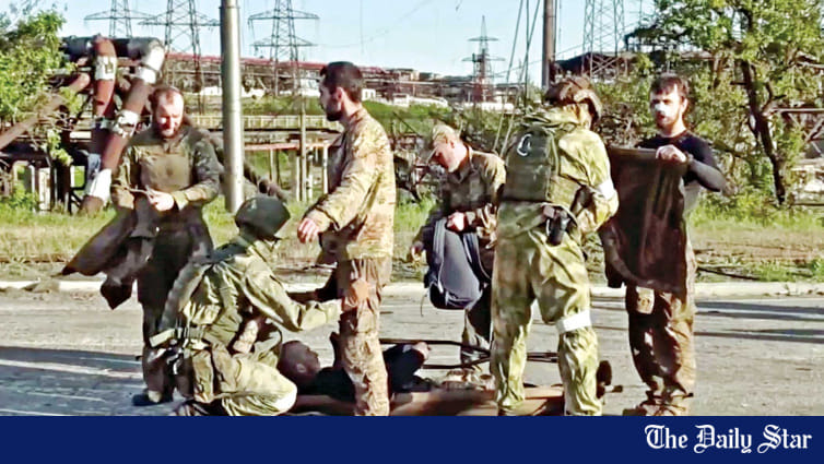 Battle for azovstal steelworks: Over 250 Ukrainian troops surrender ...