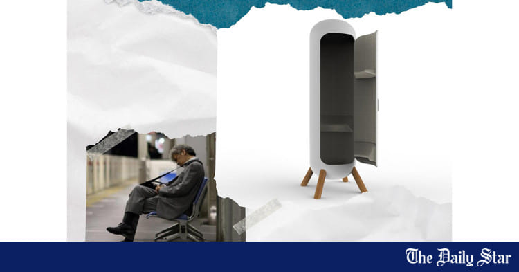 Japan’s solution for overworked employees? “Nap Box” where people can ...