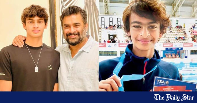 16-year-old swimmer Vedaant Madhavan makes his father proud | The Daily ...