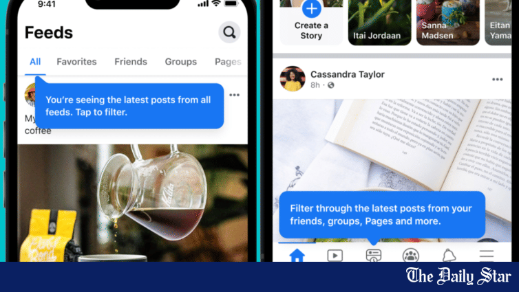 Facebook launches Feeds tab to curate friends' posts | The Daily Star
