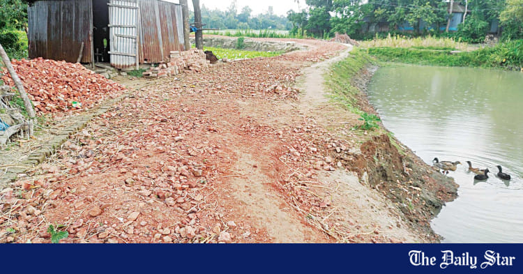 Substandard materials used in road work | The Daily Star