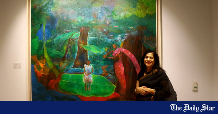 Rokeya Sultana’s art blossoms at Edge Gallery | The Daily Star