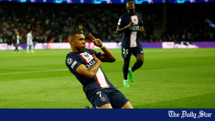 Mbappe gets PSG off to flying start in Champions League | The Daily Star