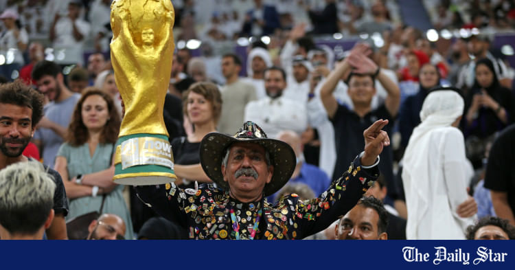 World Cup final stadium tested with first sellout crowd | The Daily Star