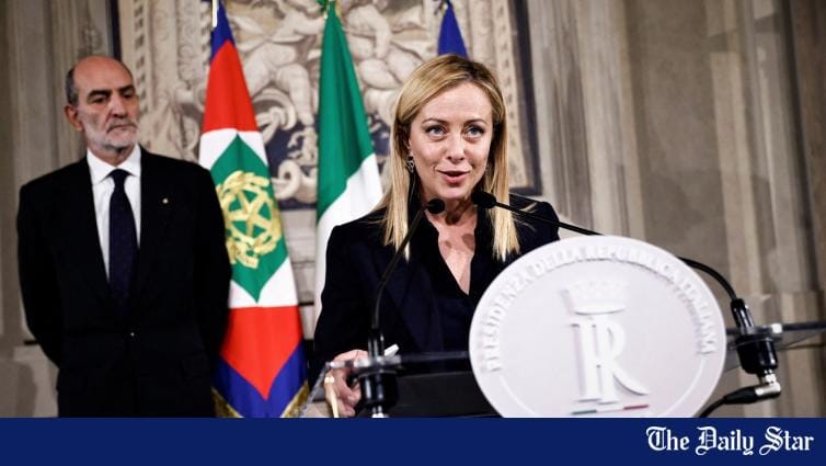 Giorgia Meloni becomes Italy's first female PM | The Daily Star