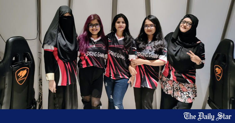 The first-ever all-female international esports team from Bangladesh
