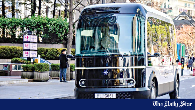 Seoul launches self-driving bus experiment | The Daily Star