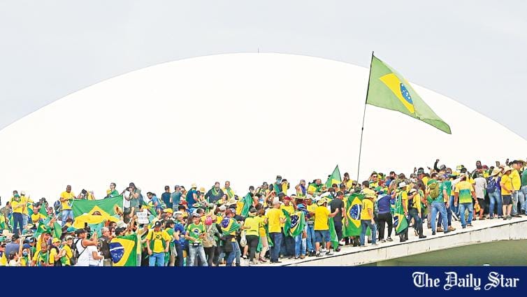 Brazil locks down Congress area after riots | The Daily Star