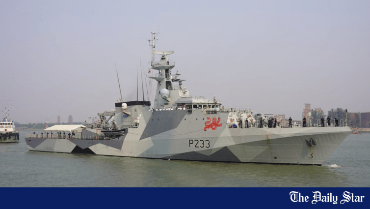 UK Royal Navy ship arrives in Ctg | The Daily Star