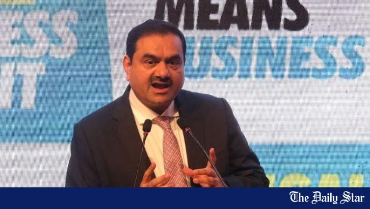 Adani group's market loss swells to $65 billion | The Daily Star