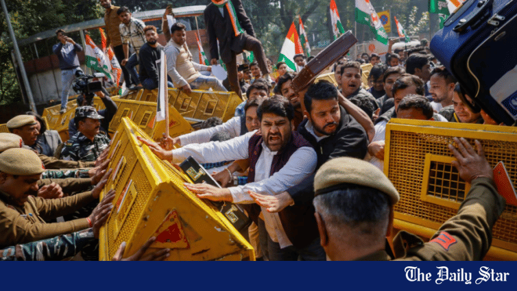 Adani stock fall: India’s opposition MPs protest, demand JPC probe