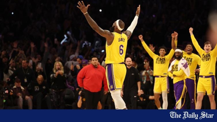 LeBron James breaks NBA all-time points-scoring record | The Daily Star