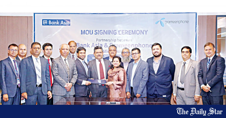 Bank Asia, GP sign deal to accelerate financial inclusion | The Daily Star