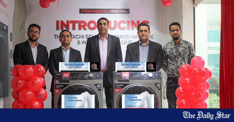 Transcom Digital offers Hitachi’s Eclipse washing machines | The Daily Star